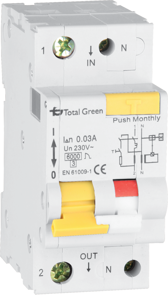Intrerupator Automat Diferential Combinat 1P+N 16A 30mA