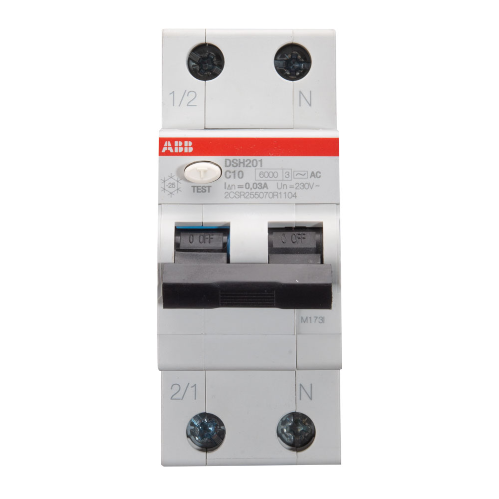 Intrerupator Diferential 10A 1P+N C 6KA 30MA DSH201